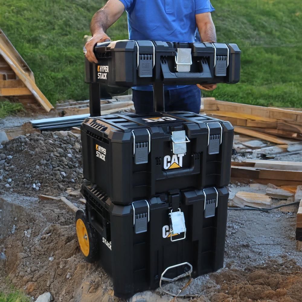 CAT DA41005 HYPER STACK Ağır Hizmet Tipi 3’Lü Tekerlekli Kilitli Takım ...